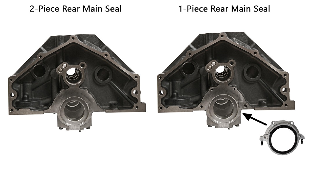 Does my Small Block Chevy engine have a 1 or 2-piece rear main seal? · Help Center