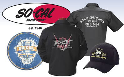 SO-CAL Speed Shop at Summit Racing: t-shirts, hats, and more.