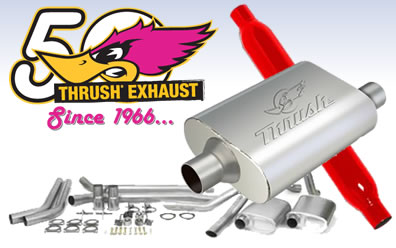 Thrush mufflers and exhaust systems at Summit Racing