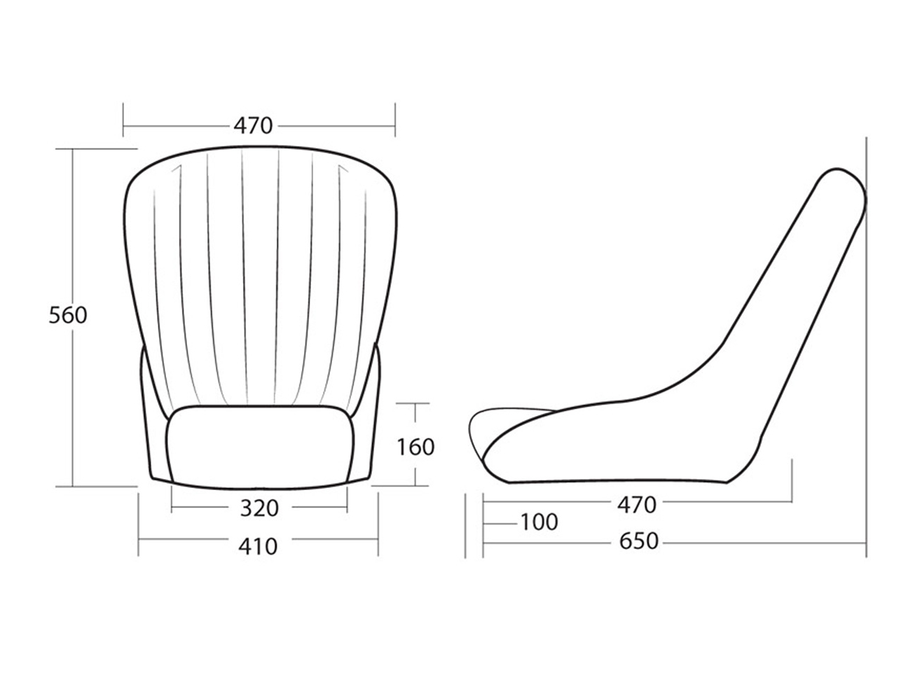 Cobra Seats RSR-V-BK Cobra Roadster Seats | Summit Racing