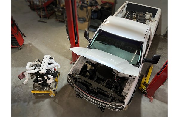 Summit Racing Helps Deboss Garage Rebuild the Chummins Silverado