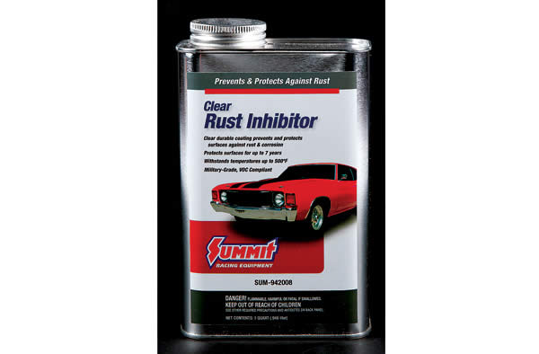 Summit Racing Equipment Now Offers a New Line of Rust Treatment Products