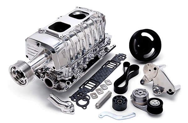 New at Summit Racing: Edelbrock Dual Quad E-Force Supercharger Kits