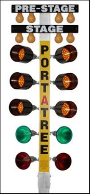 Portatree Timing Systems 3100LED Portatree Full Size Practice Trees ...