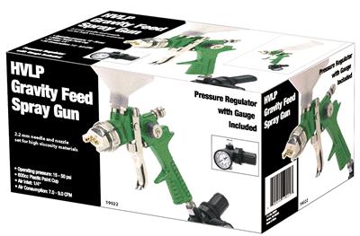 Titan Tools 19023 Titan Vaper Gravity Feed HVLP Paint Spray Guns ...