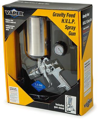 Titan Tools 19114 Titan Vaper Gravity Feed HVLP Paint Spray Guns ...