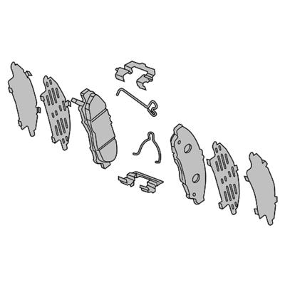 ACDelco 85153469 ACDelco GM Genuine Parts Disc Brake Pads | Summit Racing