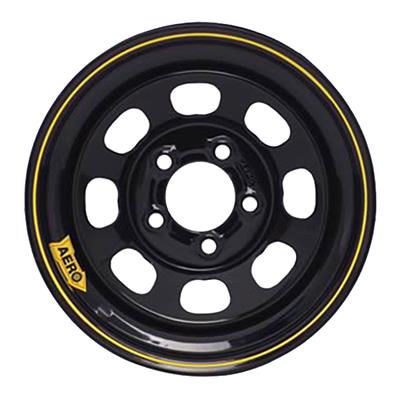 Aero Race Wheels 50-104760 Aero 50 Series Black Powdercoat Roll-Formed ...