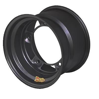 Aero Race Wheels 51-180550 Aero 51 Series Black Powdercoat Spun-Formed ...