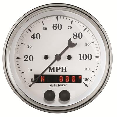 AutoMeter 1649 AutoMeter Old Tyme White Series GPS Enabled Speedometers ...