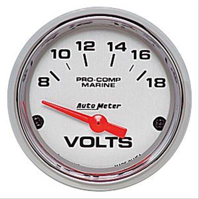 Auto Meter Marine 200756-35 AutoMeter Pro-Comp Marine Analog Gauges ...