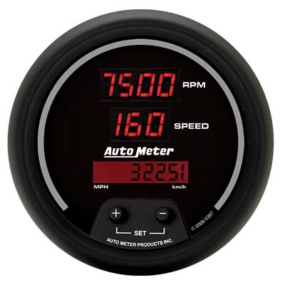 AutoMeter 6387 AutoMeter Sport-Comp Digital Combination Speedometer ...