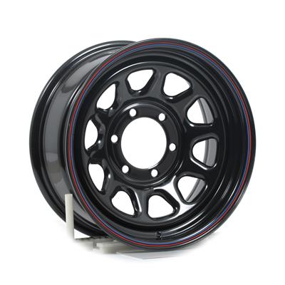 Cragar 1627589565B Cragar Black D Window Wheels | Summit Racing