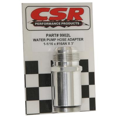 CSR Performance CSR 9902L CSR Water Pump Hose Adapters | Summit Racing