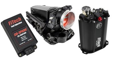 CHEVROLET FiTech Fuel Injection 93531 FiTech Ultra Ram EFI 650 HP Force ...