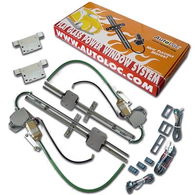 AutoLoc AUTPW55033 AutoLoc Flat-Glass Power Window Conversion Kits ...