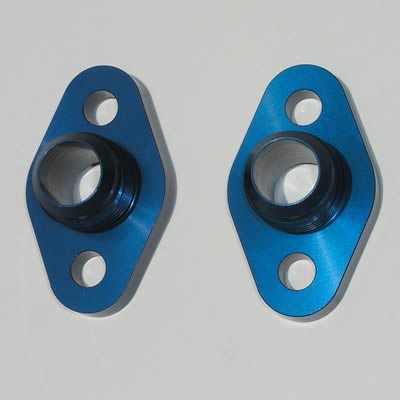 Meziere Enterprises WP8112ANB Meziere Water Pump Port Adapter Flanges ...