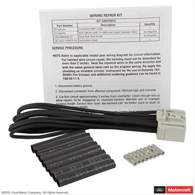 Motorcraft 3U2Z14S411UZB Motorcraft Wiring Connectors | Summit Racing