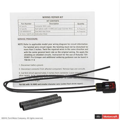 Motorcraft 3U2Z14S411KDA Motorcraft Wiring Connectors | Summit Racing