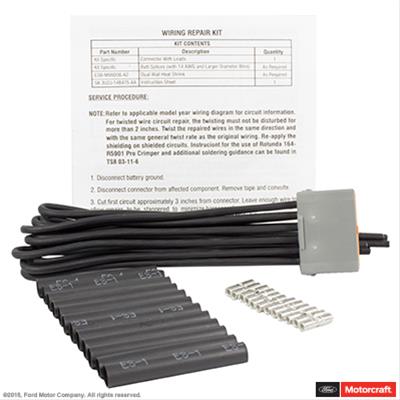 Motorcraft 3U2Z14S411BKA Motorcraft Wiring Connectors | Summit Racing