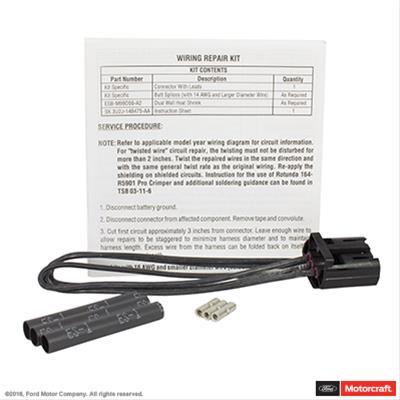 Motorcraft 3U2Z14S411FHA Motorcraft Wiring Connectors | Summit Racing