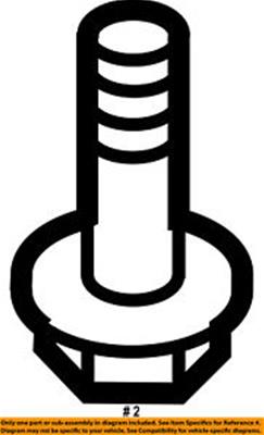 Mopar Replacement 06104426AA Mopar Replacement Crossmember Fasteners | Summit Racing
