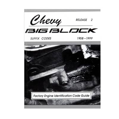 MSA-1 Chevy Big Block Suffix Codes,1958-1999 2222 - Free Shipping on ...