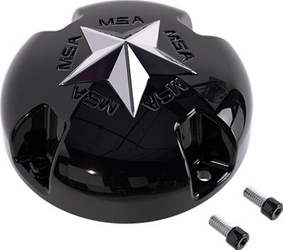 MSA Wheels MSA-CAP-B MSA Wheels Star Center Caps | Summit Racing