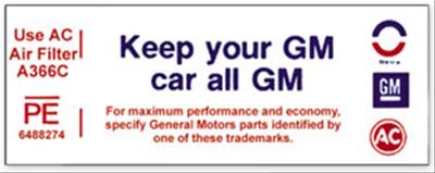 RESTOPARTS Supplied DC00159