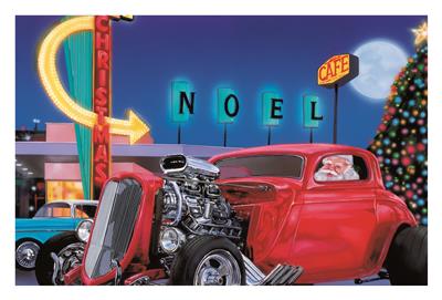 Summit Gifts CC10868 Santa's Noel Christmas Cafe' Cards--Set of 10 ...