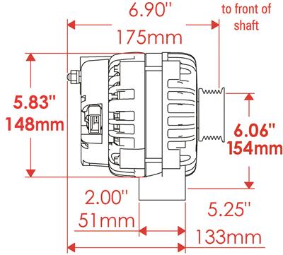 Powermaster 48969 Powermaster High-Amp Alternators | Summit Racing