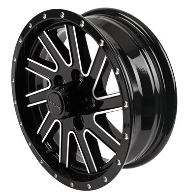 Raceline Wheels 820 Twisted Gloss Black Machined Wheels | Summit Racing