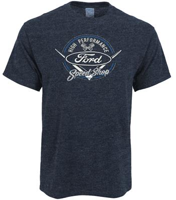 Ford Racing High Performance Speed Shop Denim T-Shirt | Summit Racing