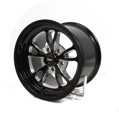 Summit Racing SUM-149B-516525 Summit Racing™ Venom Black Milled Wheels ...