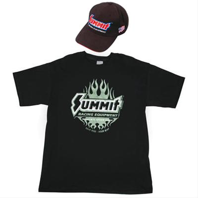 Summit Racing SUM-CSUM1000XXL Summit Racing™ Logo T-Shirt and Hat Value ...