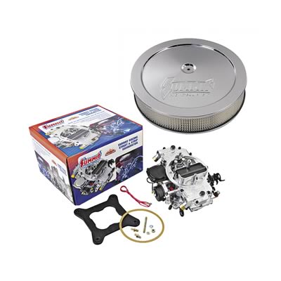 Summit Racing SUM-CSUM8750VS Summit Racing™ Carburetor and Air Cleaner ...
