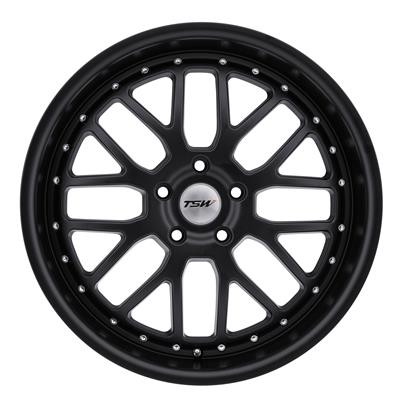 TSW Valencia Series Matte Black Wheels | Summit Racing