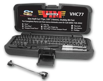 VIM Tools VHC77 VIM Tools Half Cut Bit Sets | Summit Racing