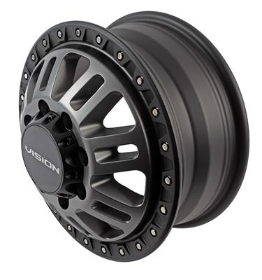 Vision Wheel 408A6681SGBLF Vision HD 408 Manx 2 Dually Series Satin ...