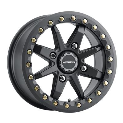 Vision UTV 544 Bolt Beadlock Series Satin Black Wheels | Summit Racing