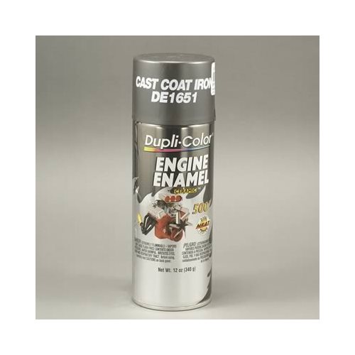 Dupli-Color Paint Engine Enamel with Ceramic Resin Gloss Cast Iron 12 oz