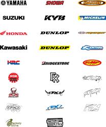 Factory Effex 04-2650 Factory Effex Dealer 5-Pack Stickers | Summit Racing