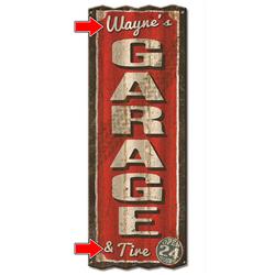 Summit Gifts COR1670 Personalized Corrugated Metal Garage Sign | Summit ...