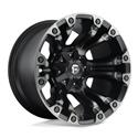 Fuel Off-Road Vapor D851 Matte Black Face with Gray Tint Wheels ...