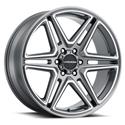 Vision Street Designs 476 Wedge Series Gunmetal Machined Face Wheels ...