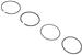 ACDelco 55588455 ACDelco GM Genuine Parts Piston Rings | Summit Racing