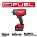 Milwaukee Tool 2967-22 Milwaukee M18 FUEL 1/2 in. High-Torque Impact ...