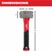 Milwaukee Tool 48-22-9310 Milwaukee 3 lb. Fiberglass Drilling Hammers | Summit Racing