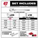 Milwaukee Tool 48-22-9487 Milwaukee 47-Piece Ratchet and Socket Sets | Summit Racing