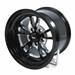 Summit Racing SUM-149B-51650 Summit Racing™ Venom Black Milled Wheels ...